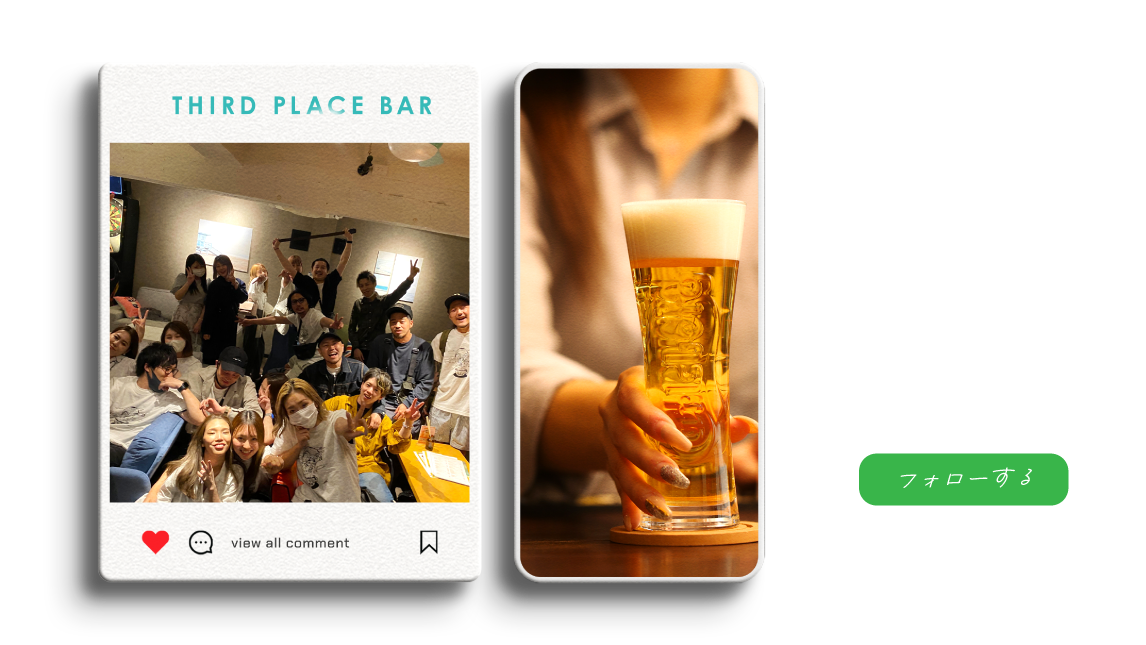 【心斎橋】Third place Bar スラ・カラ・ラララ|サードプレイスバー